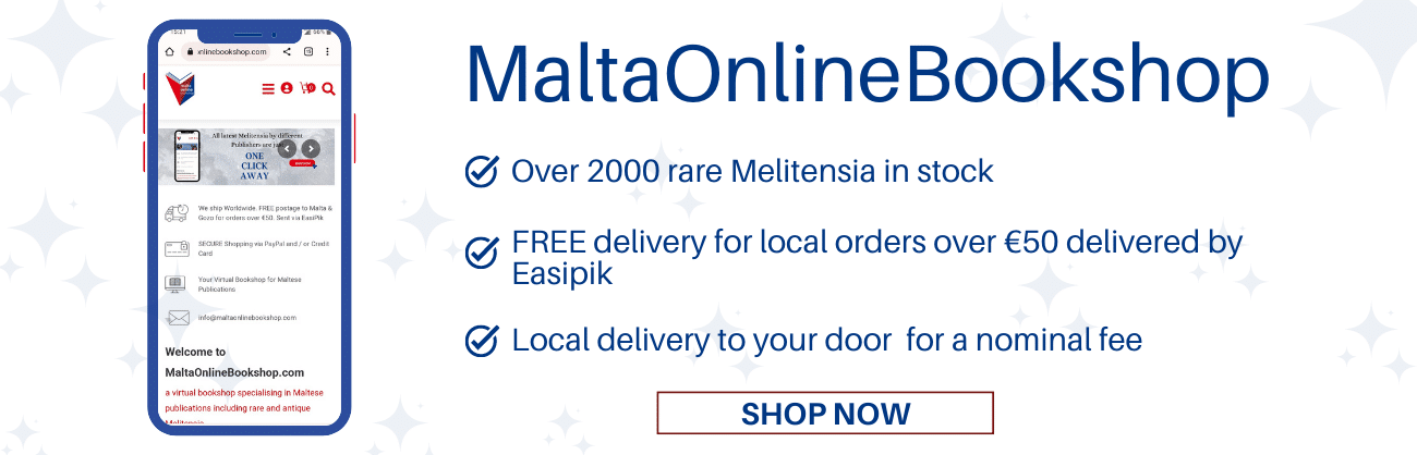 Malta Online Bookshop | Rare Melitensia & Maltese Publications